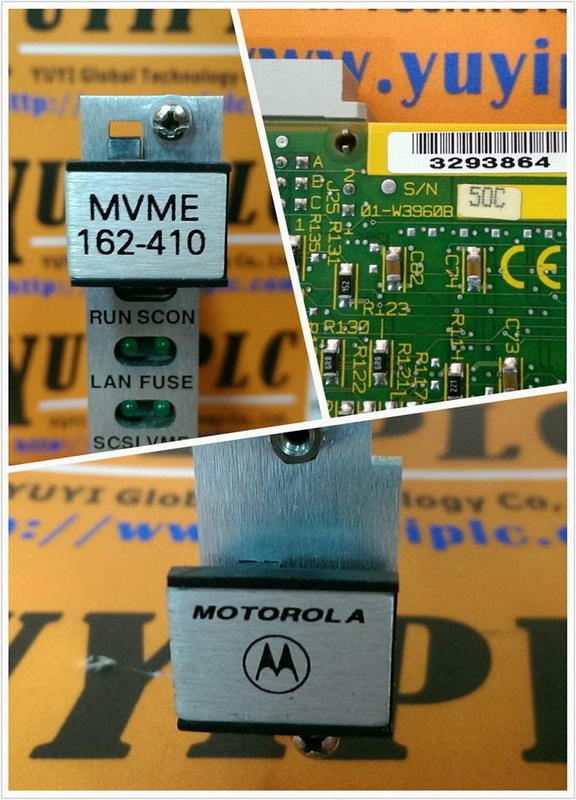 MOTOROLA MVME 162-410 W/ 01-W3960B 50C VME BOARD - PLC DCS SERVO Control MOTOR POWER SUPPLY IPC ...